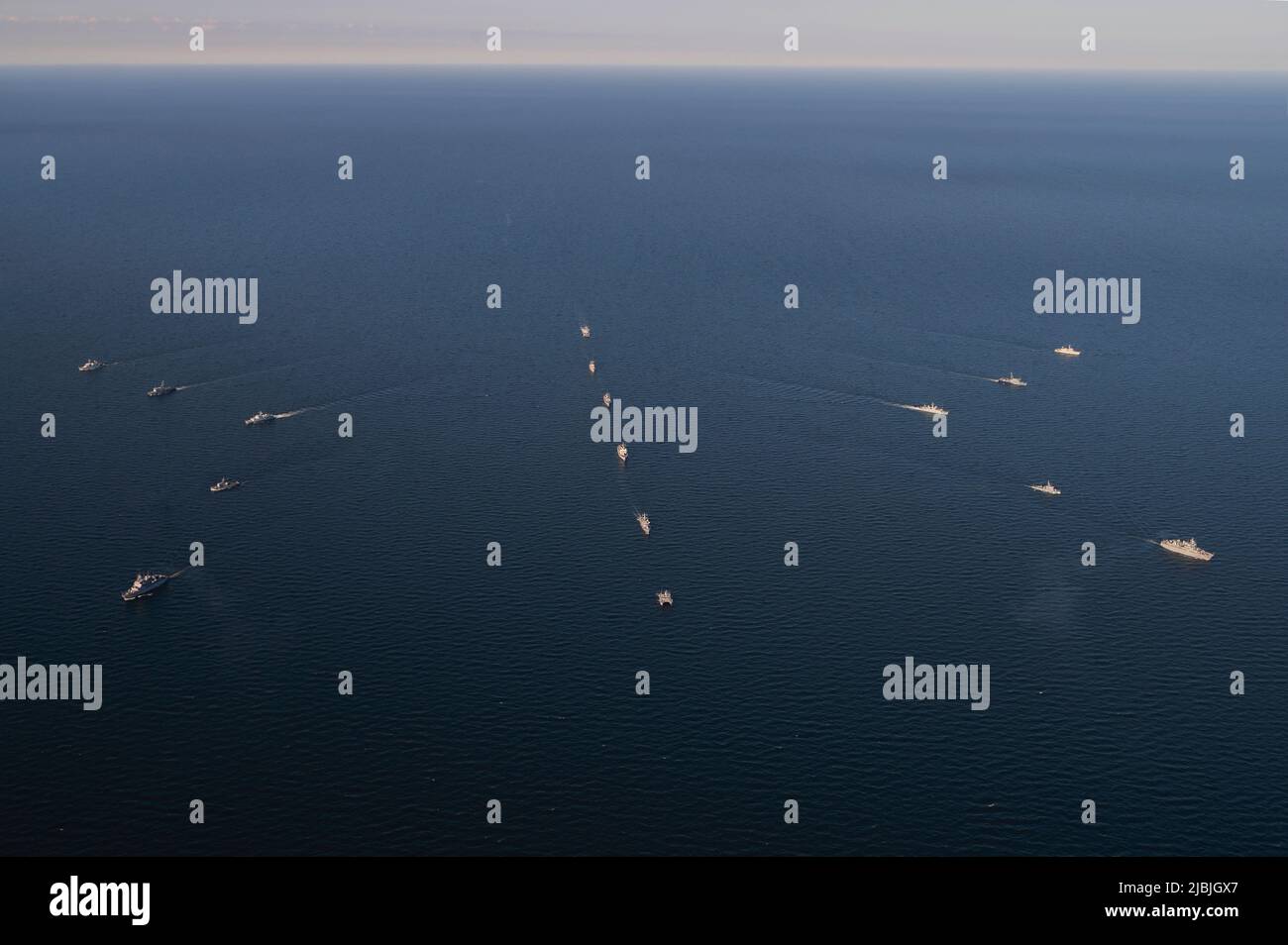 BALTIC SEA (June 5, 2022) Ships from Standing NATO Mine Countermeasures ...