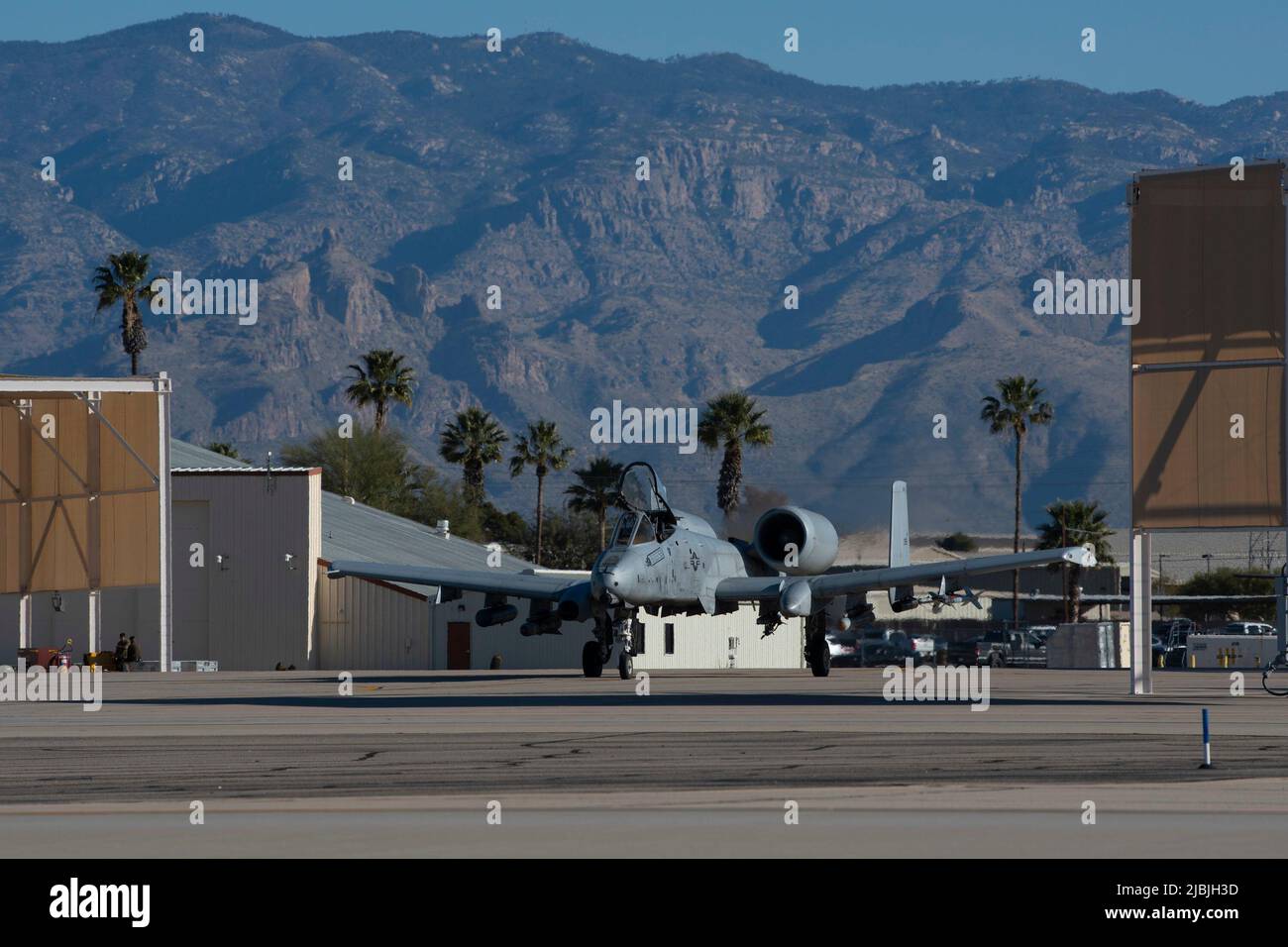 A U.S. Air Force A-10 Thunderbolt II pilot assigned to the 354th ...