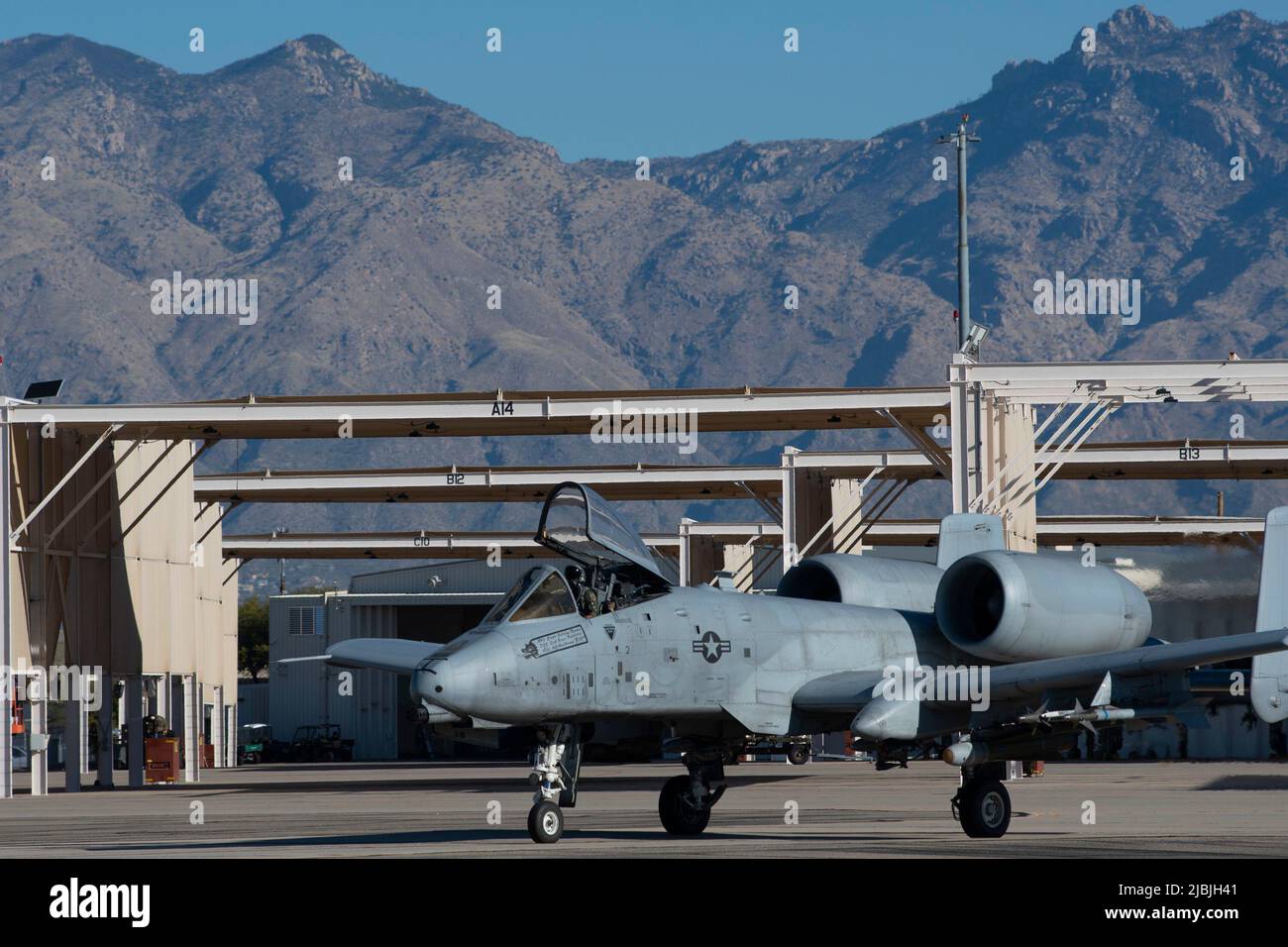 A U.S. Air Force A-10 Thunderbolt II pilot assigned to the 354th ...