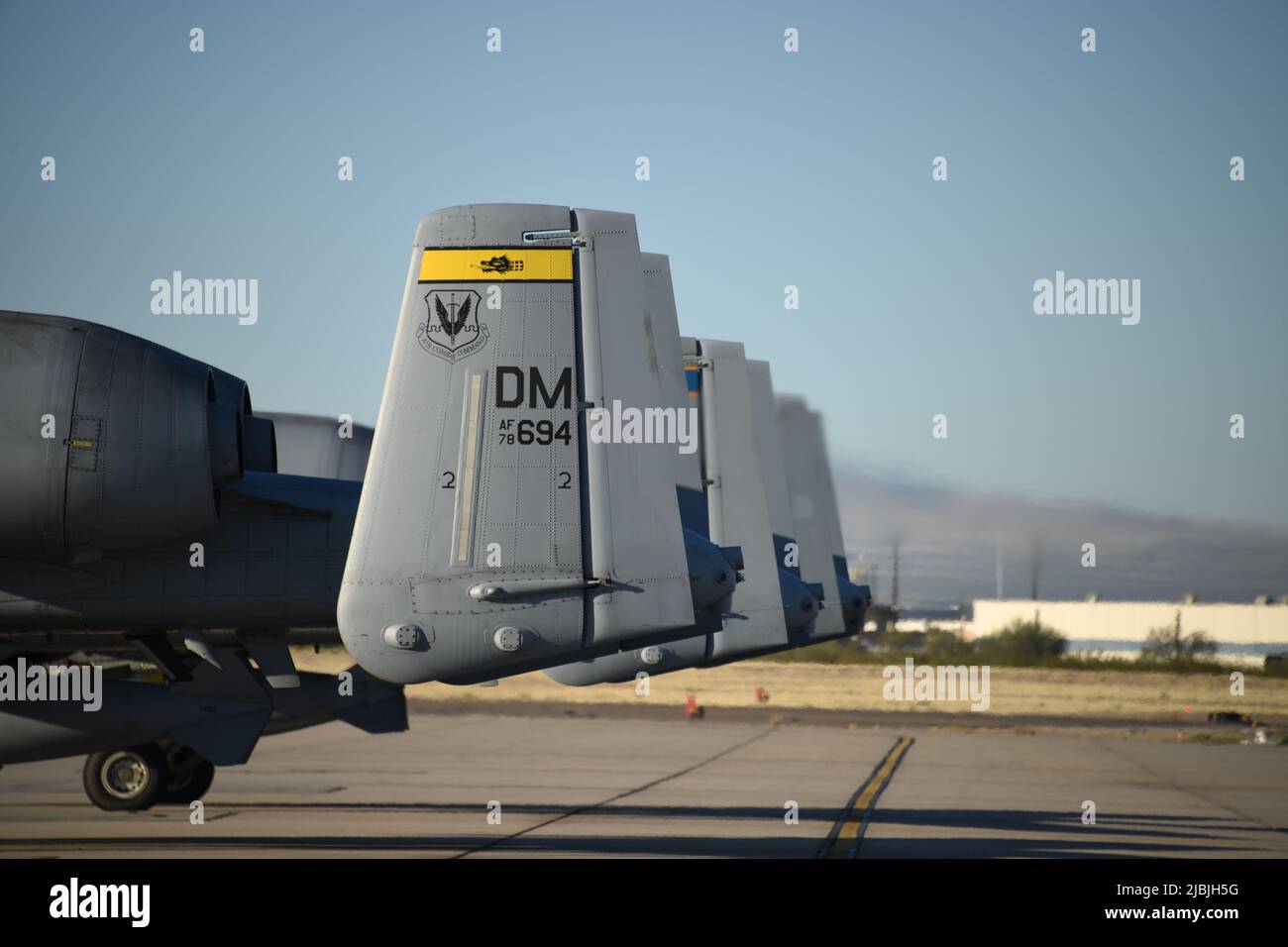 Three U.S. Air Force A-10 Thunderbolt IIs assigned to the 355th ...