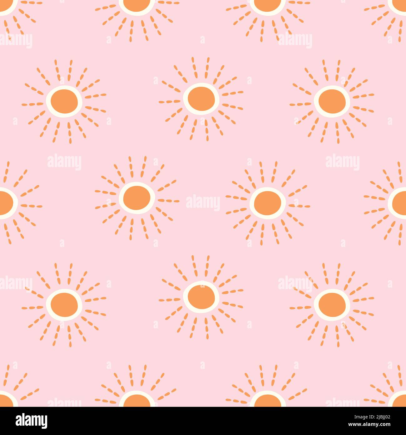 Sunshine background vector pattern. Vector seamless pattern design ...