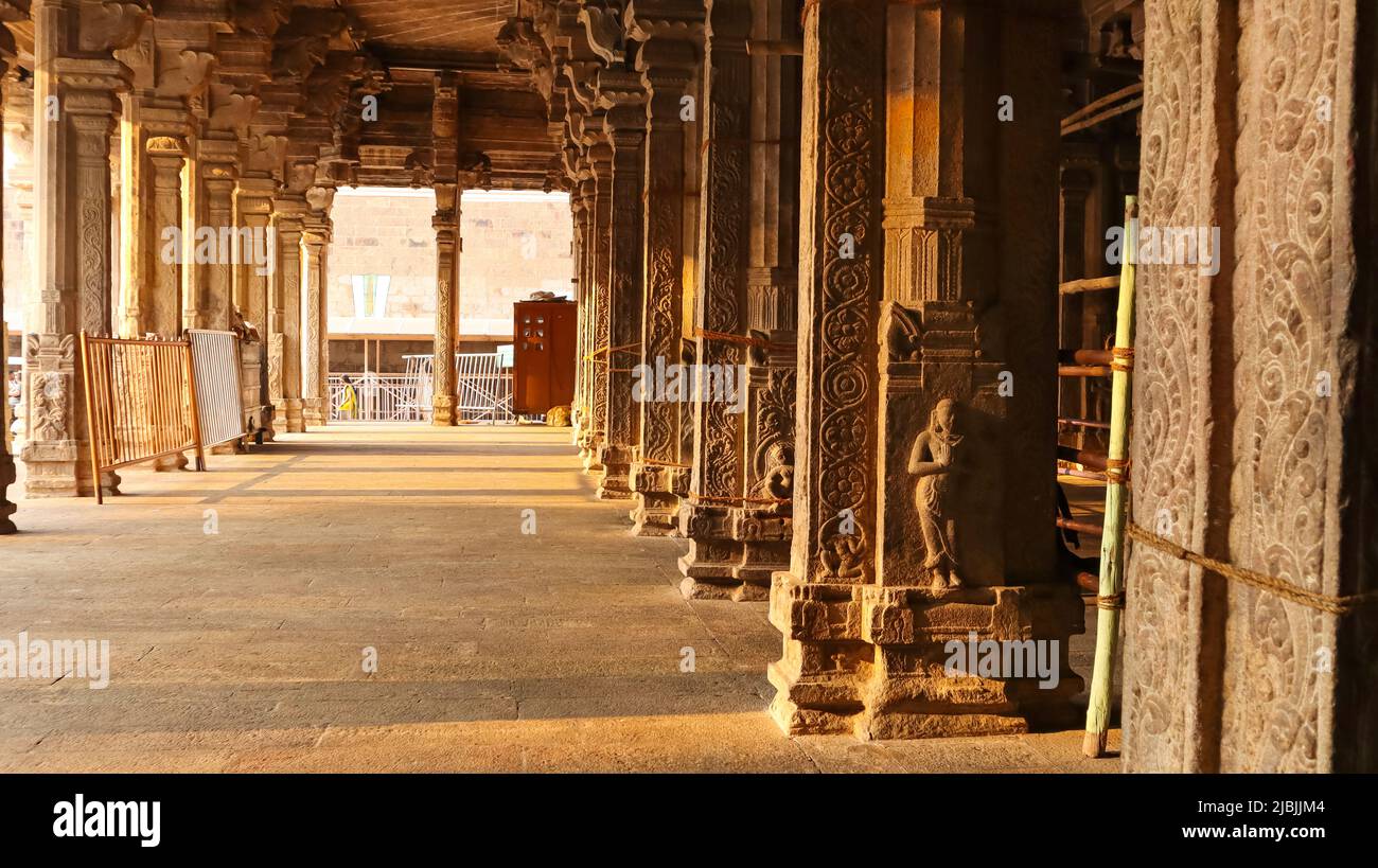 Evening View of Sriranga Vilasa Mandapam, Ranganathaswami Temple ...
