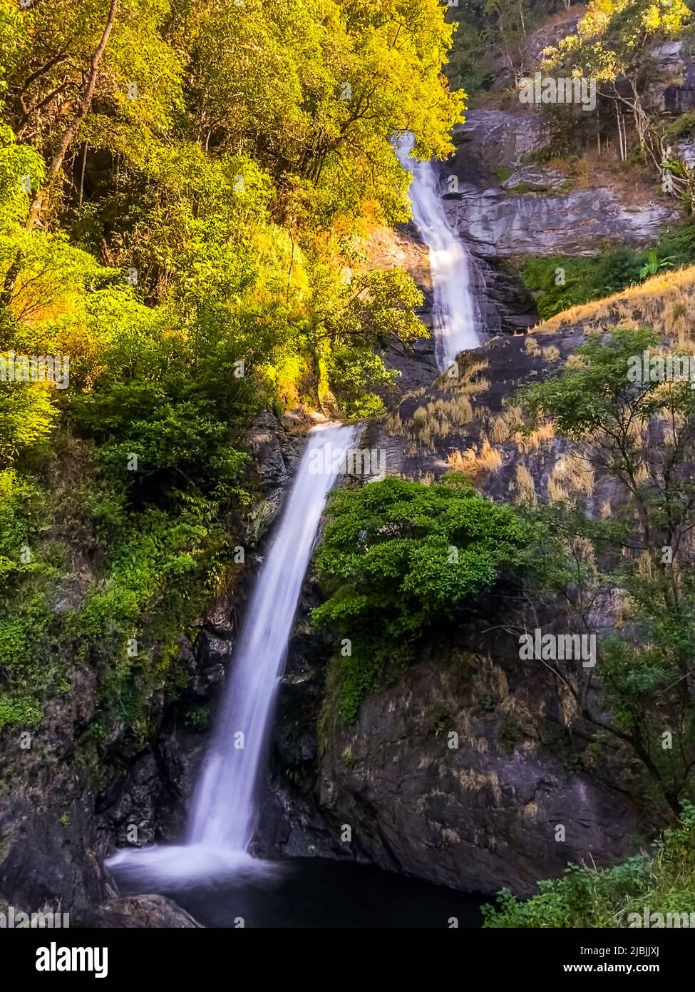 Mae Pan waterfall in Doi Inthanon national park, Chiang Mai, Thailand ...