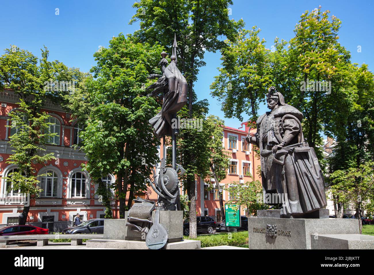 Kyiv, Ukraine - June 1, 2022: Monument To Pylyp Orlyk in Kyiv, Ukraine ...
