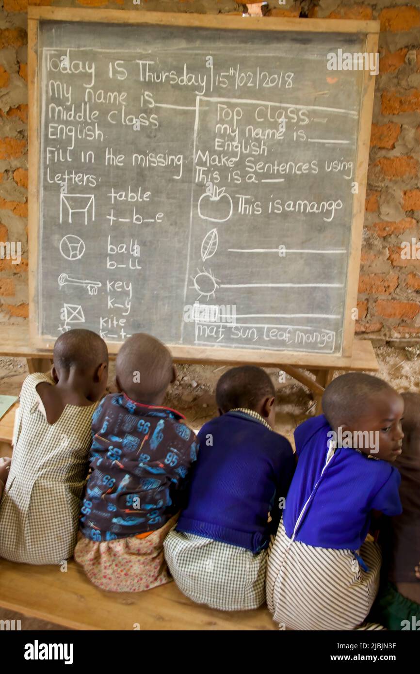 Uganda classroom hi-res stock photography and images - Alamy