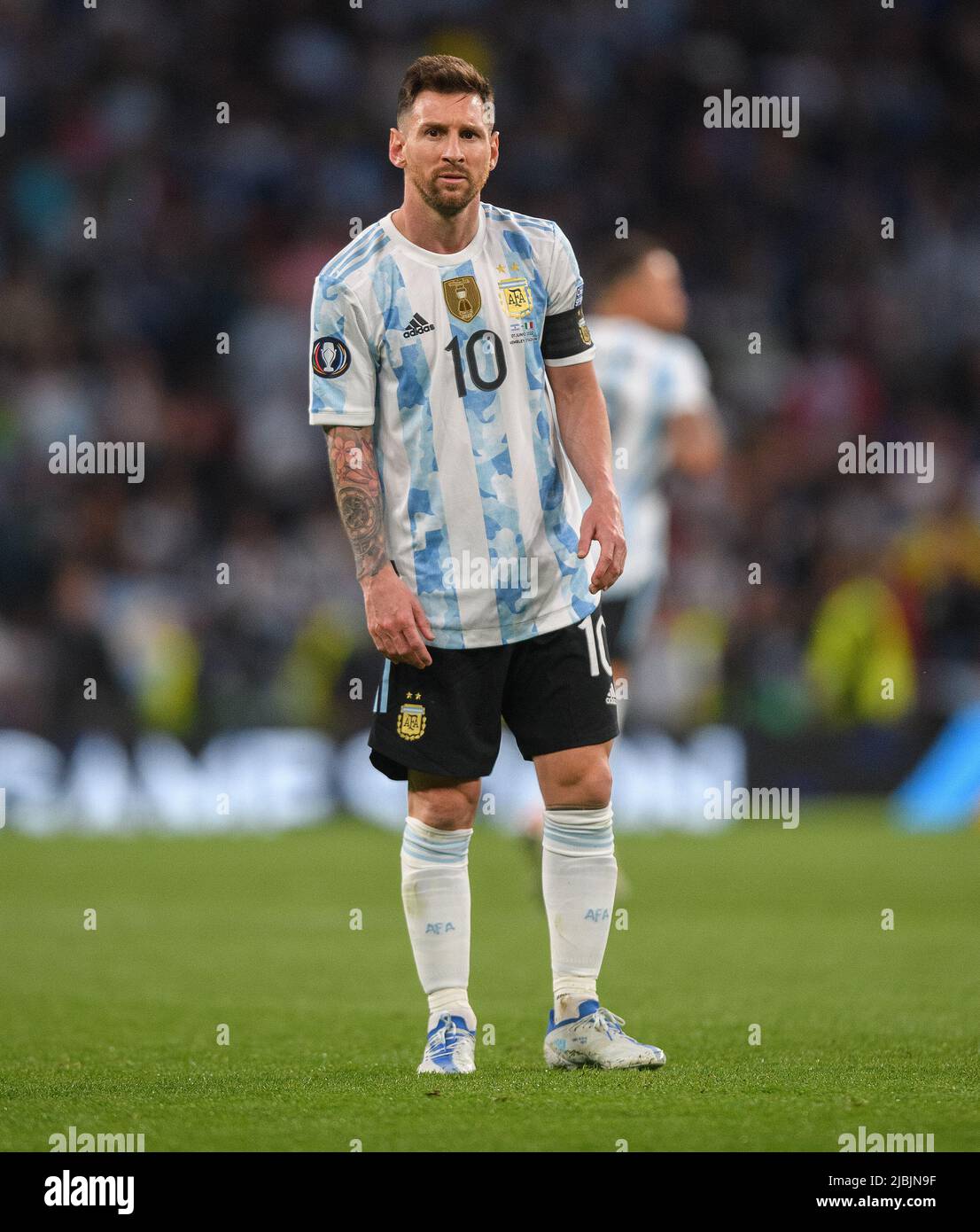 01 Jun 2022 - Italy v Argentina - Finalissima 2022 Lionel Messi during ...