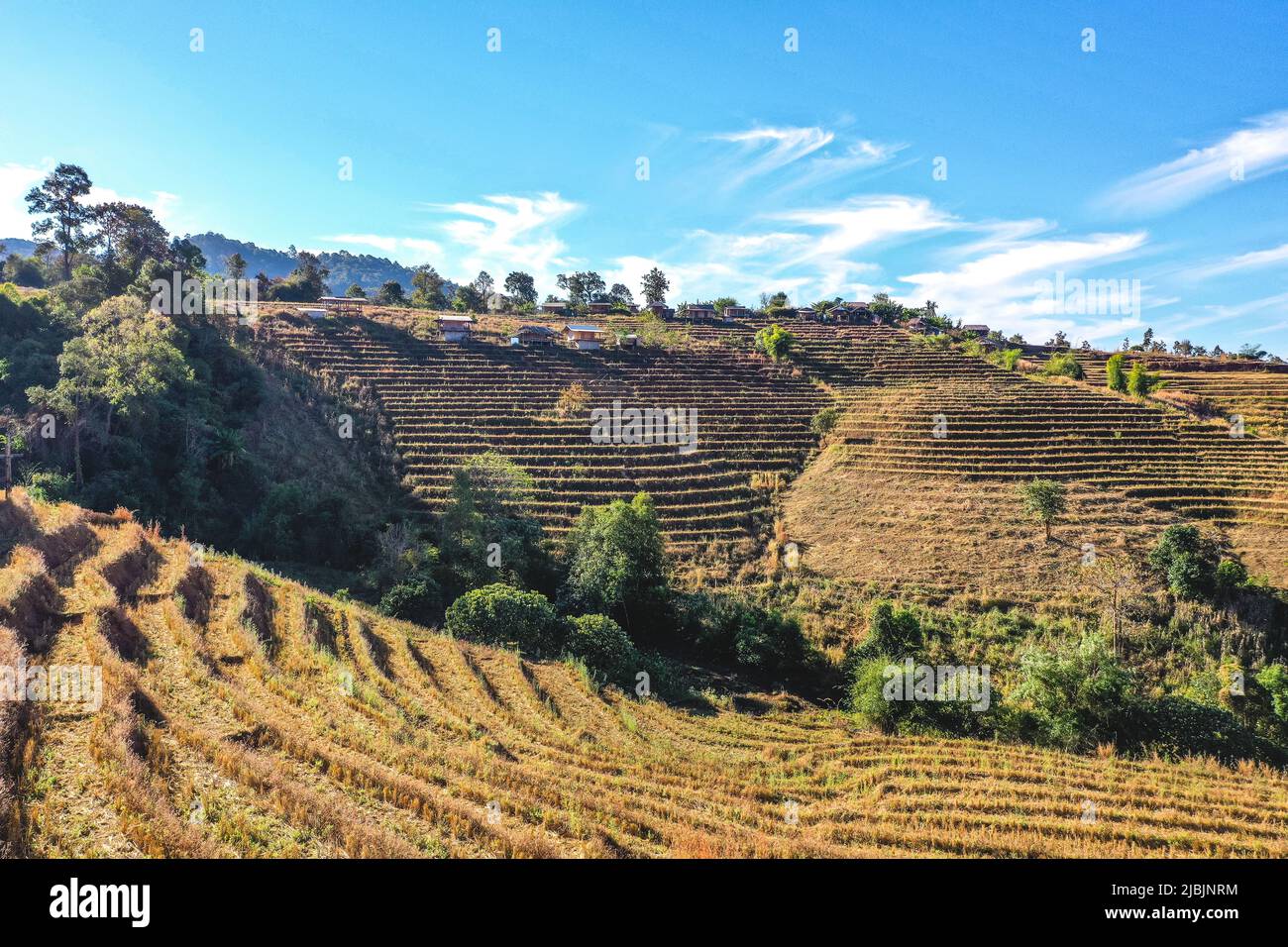 Ban Pa Pong Piang Rice terraces or Baan Pa Pong Pieng in Doi Inthanon ...