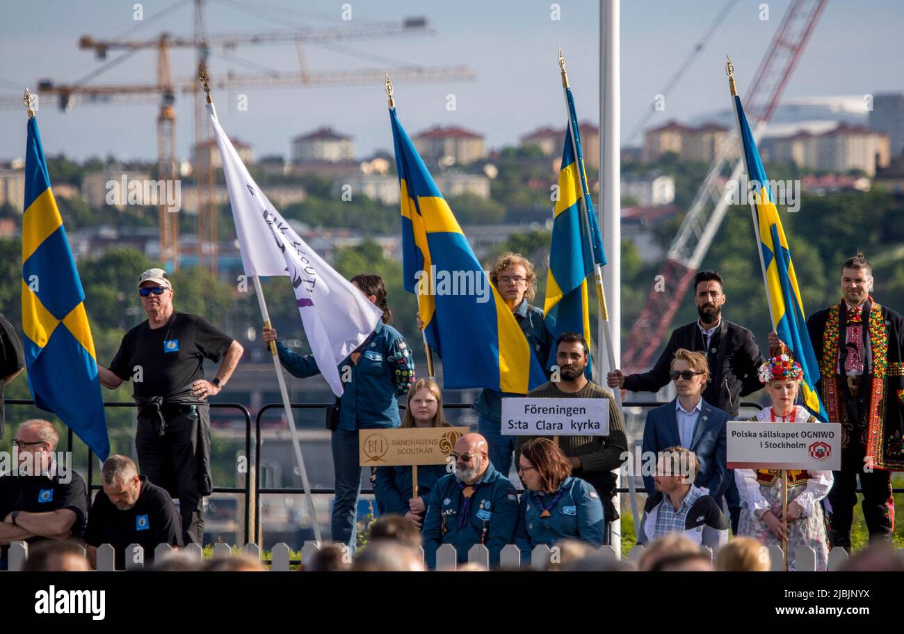 attending the Celebration of Sweden's national day, Stockholm, Sweden ...