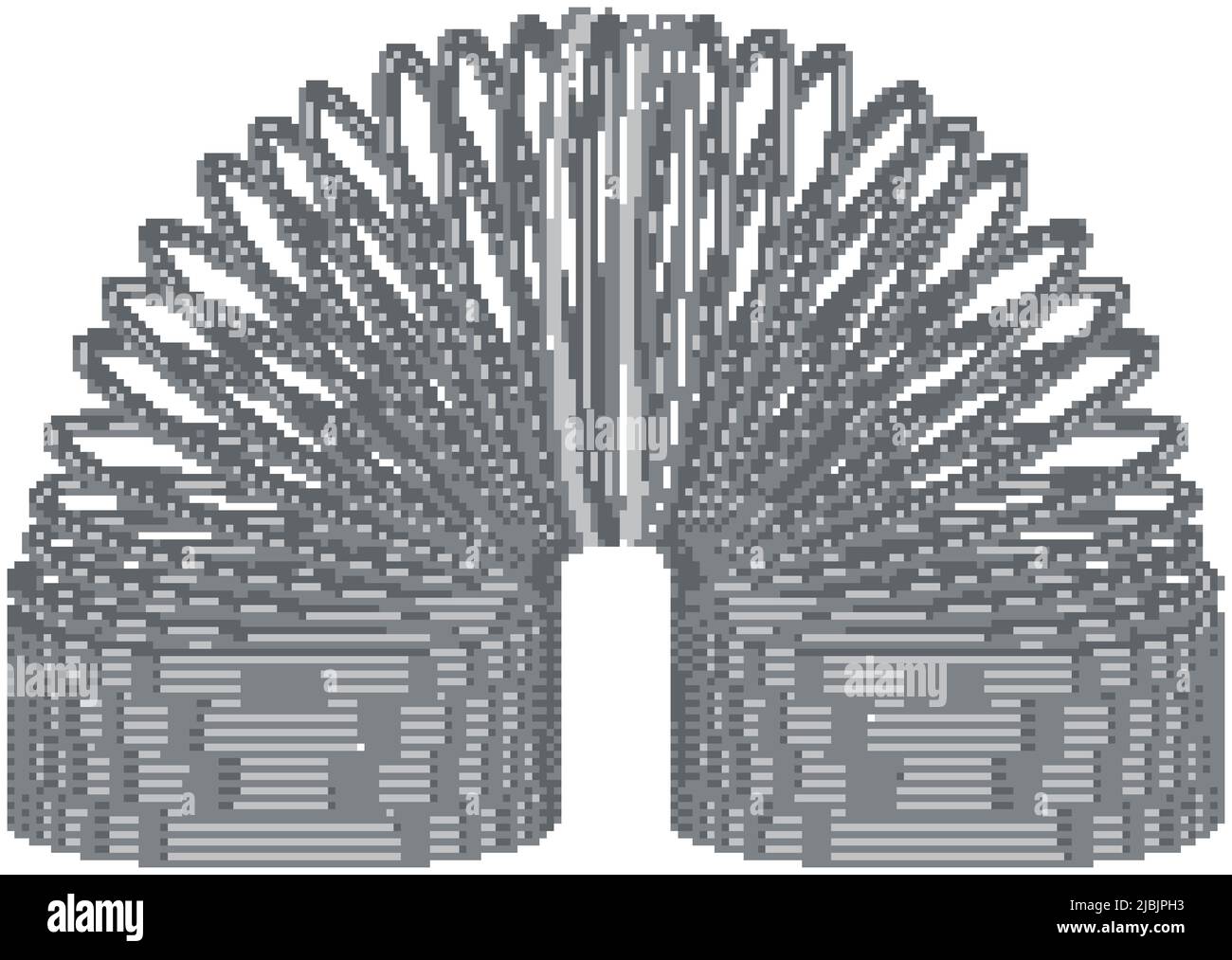 A simple magic spring on white background illustration Stock Vector ...