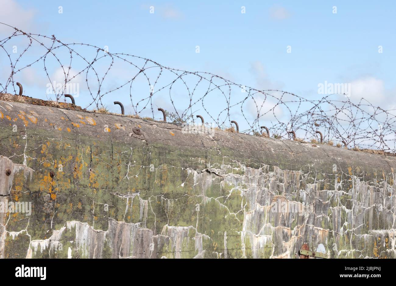 An old bunker from WW2, used by the dutch and the germans Stock Photo ...