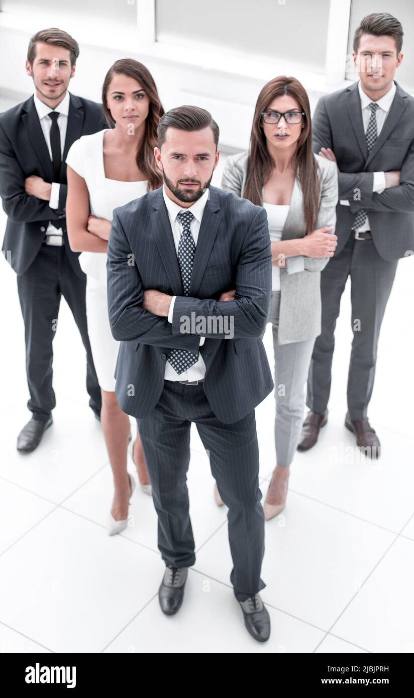 businessman and business team standing together Stock Photo - Alamy