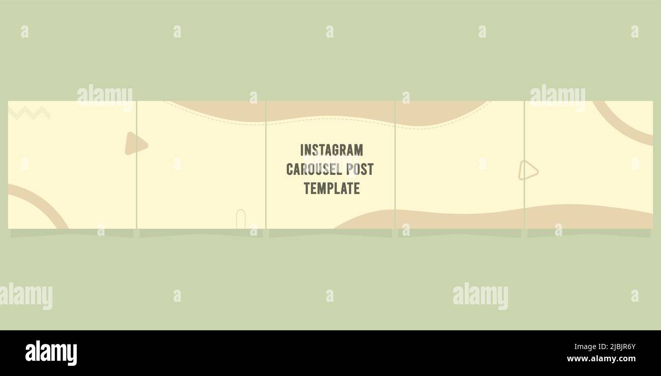 Instagram and social media carousel post template Stock Vector Image & Art - Alamy