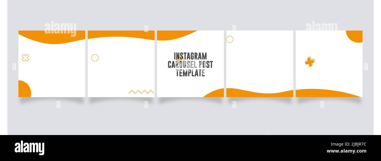 Instagram and social media carousel post template Stock Vector Image & Art - Alamy