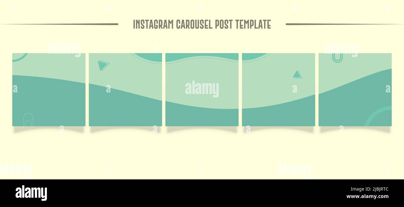 Instagram and social media carousel post template Stock Vector Image & Art - Alamy