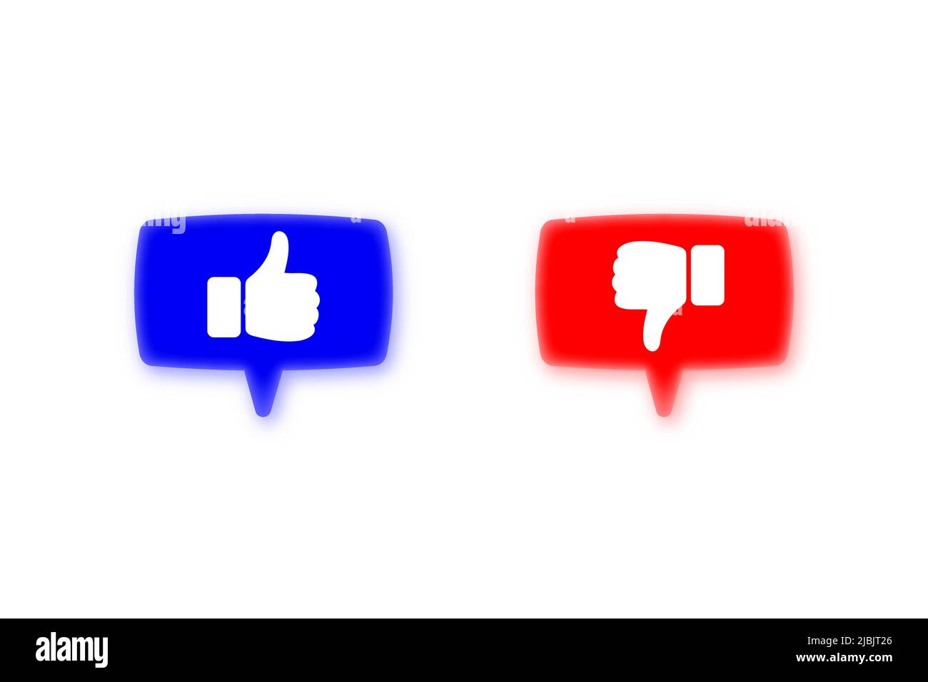 Like or thumb up and unlike Icons, Vector Set Stock Vector Image & Art ...