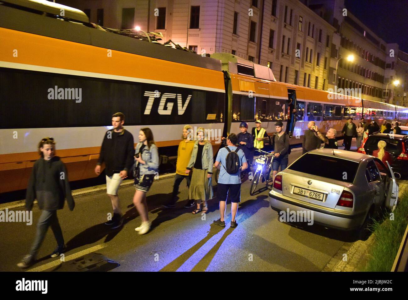Brno, Czech Republic. 06th June, 2022. Arrival of France's high-speed ...