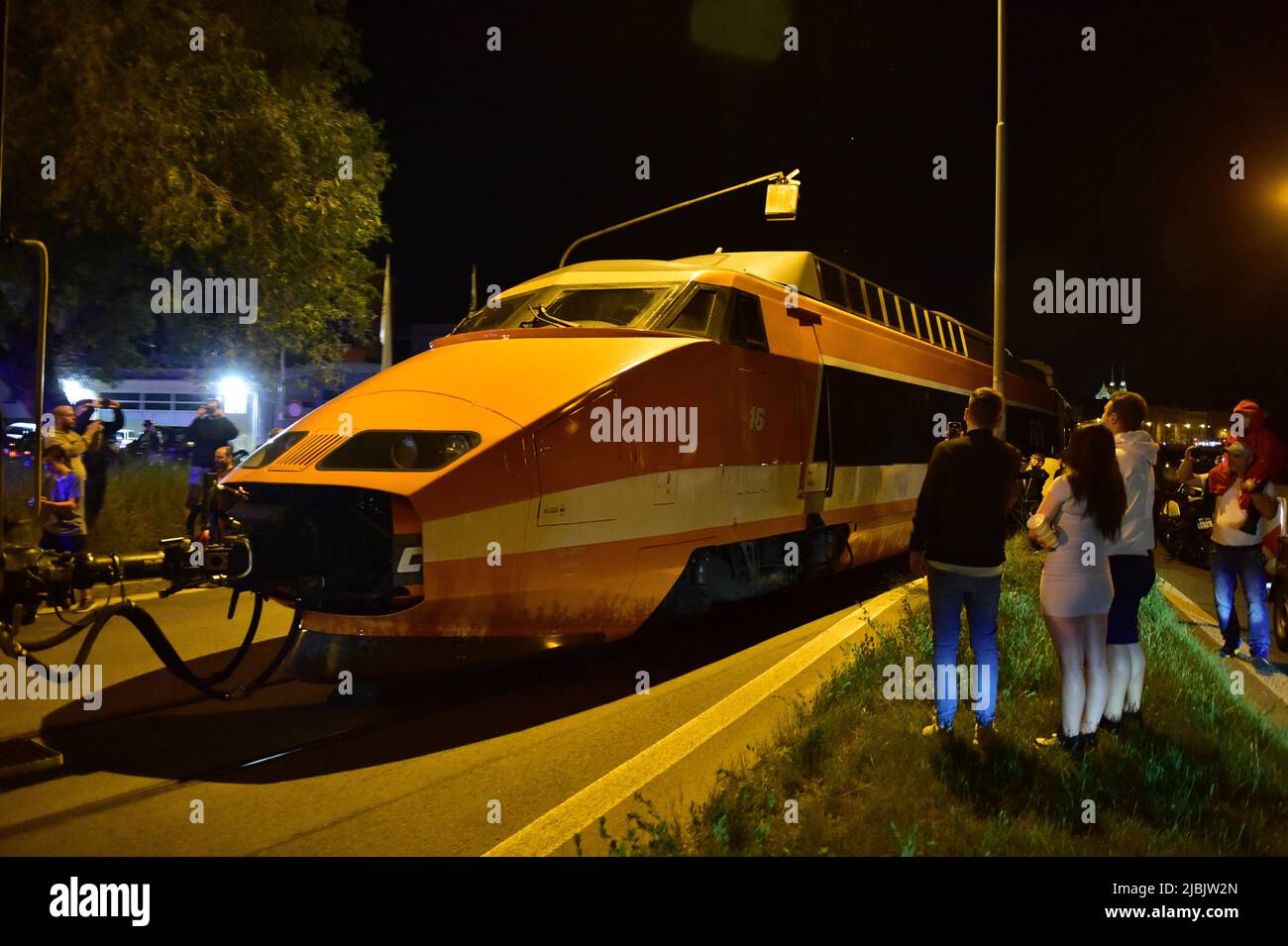Brno, Czech Republic. 06th June, 2022. Arrival of France's high-speed ...