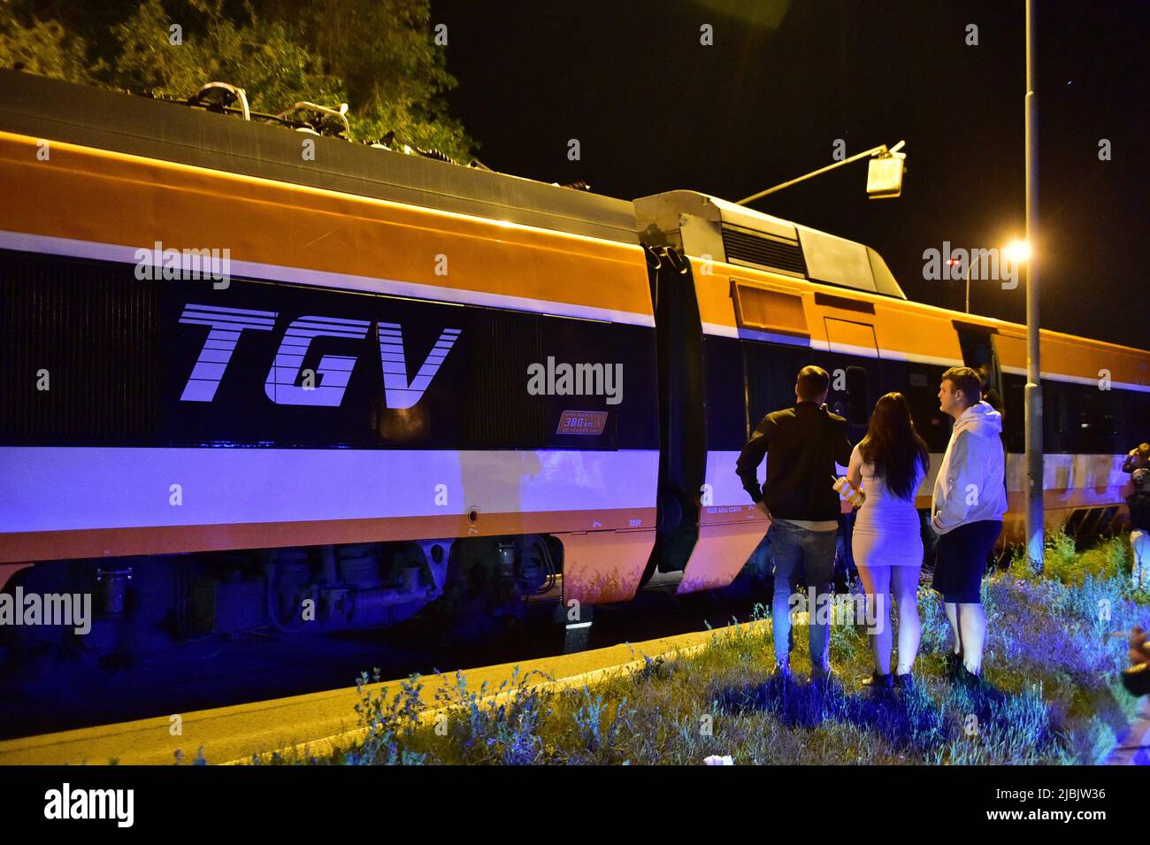 Brno, Czech Republic. 06th June, 2022. Arrival of France's high-speed ...