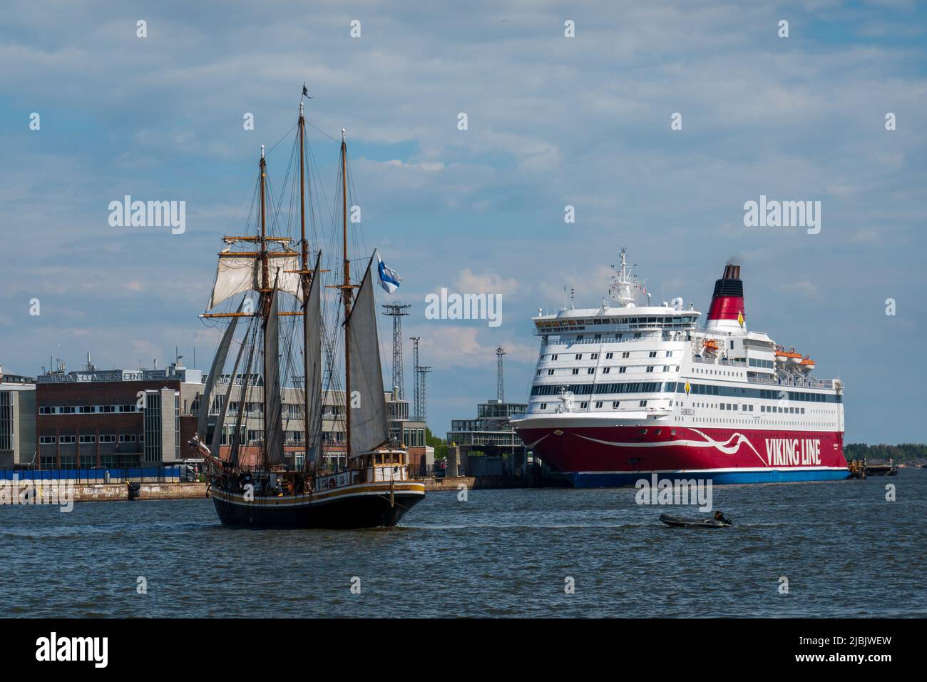 Viking Line ferry, South Harbour Eteläsatama Stock Photo - Alamy