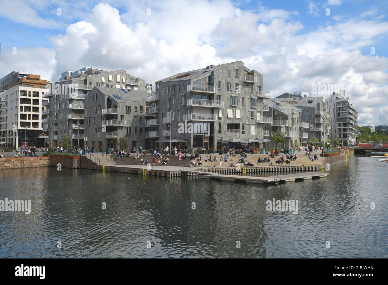 Modern architecture, Central Oslo, Norway Stock Photo - Alamy