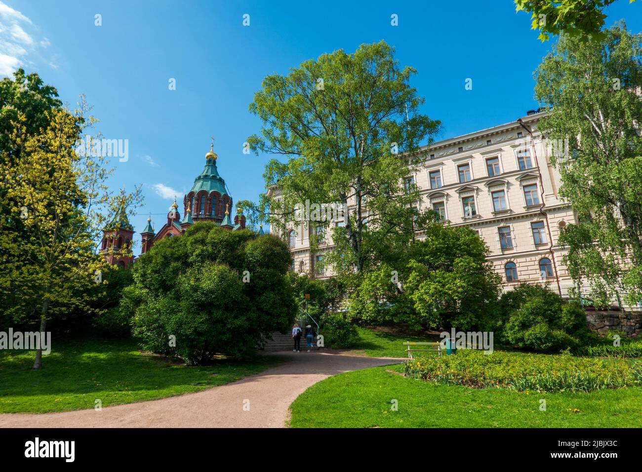 Uspenski Cathedral Finnish Orthodox Stock Photo - Alamy