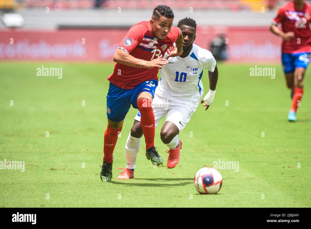 SAN JOSE, Costa Rica: Costa rican midfielder Gerson Torres in action ...