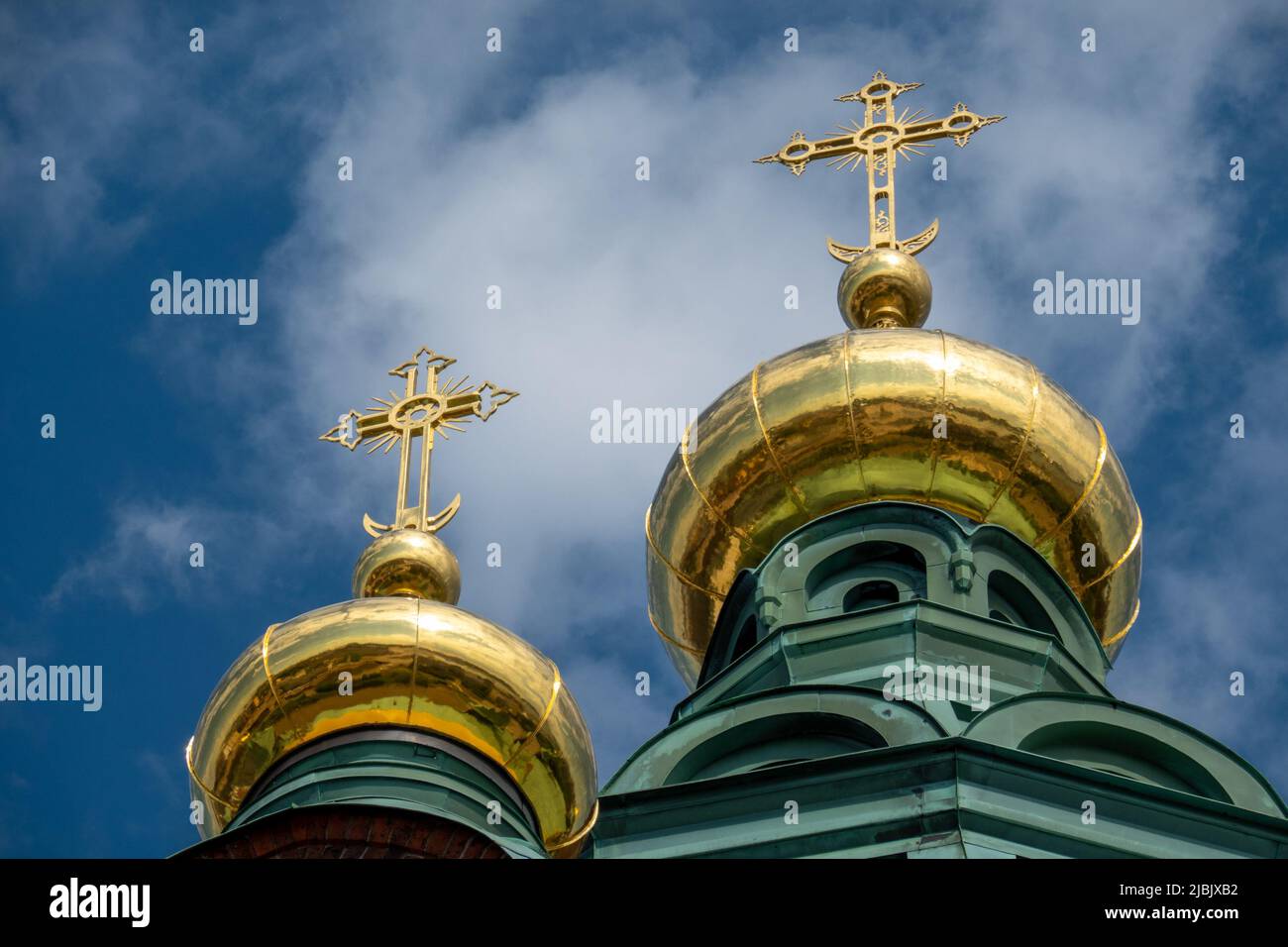Uspenski Cathedral Finnish Orthodox Stock Photo - Alamy