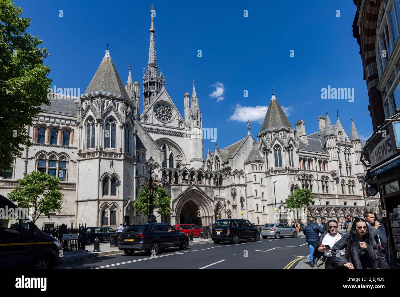 High Court London Stock Photo - Alamy