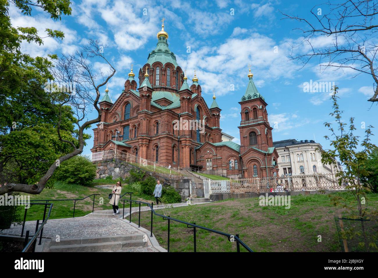 Uspenski Cathedral Finnish Orthodox Stock Photo - Alamy