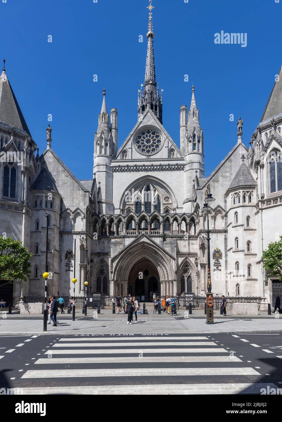High Court London Stock Photo - Alamy