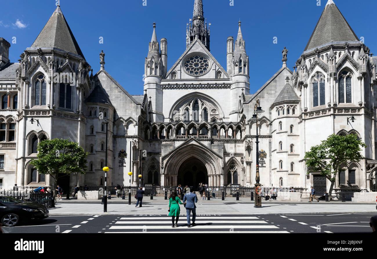High Court London Stock Photo - Alamy