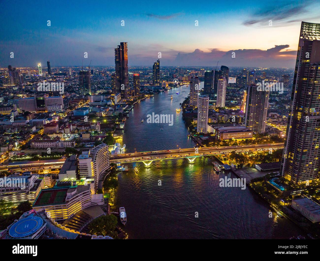 Sathorn taksin bridge hi-res stock photography and images - Alamy