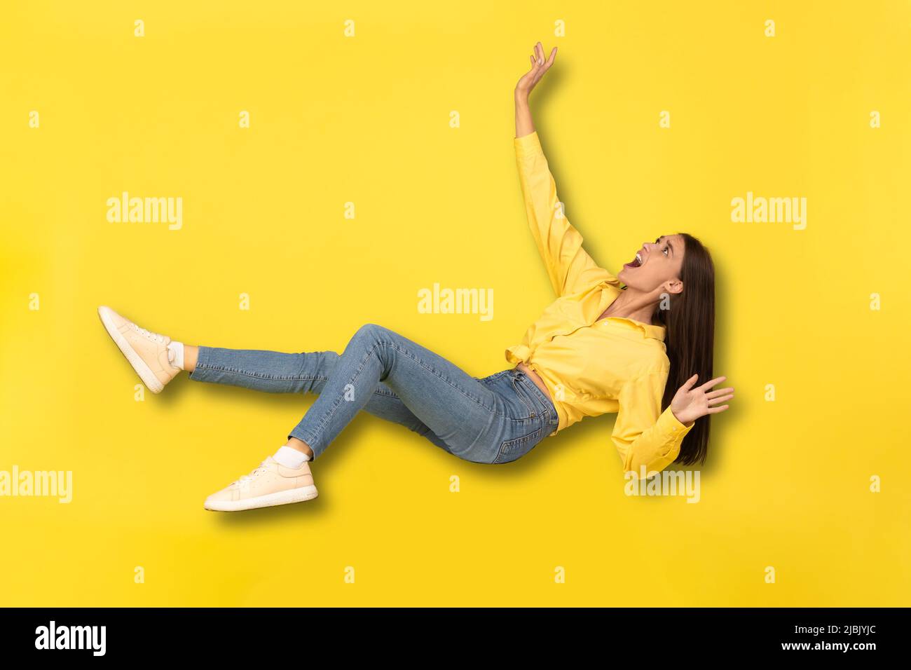 Fallen lady hi-res stock photography and images - Alamy