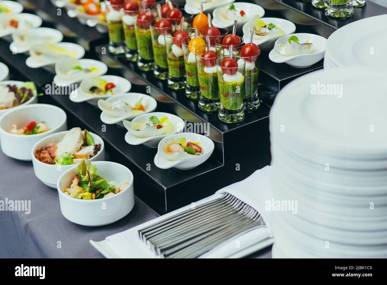 Conference meeting snack table hi-res stock photography and images - Alamy