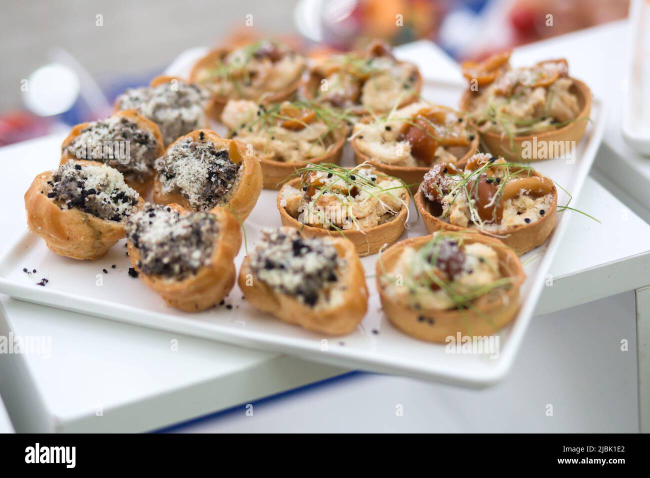 Champagne bar snacks hi-res stock photography and images - Alamy