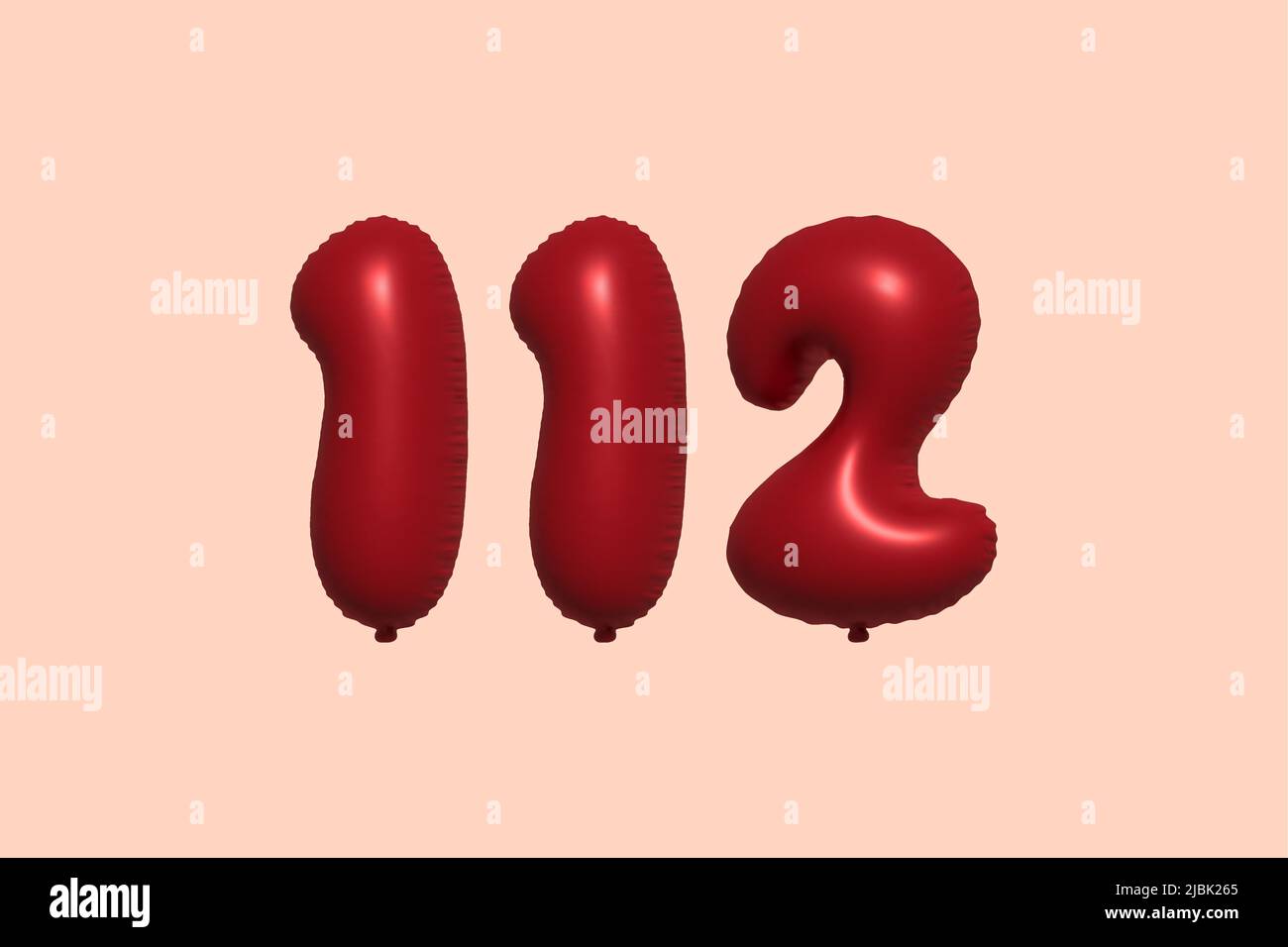 Balloon number 112 Stock Vector Images - Alamy