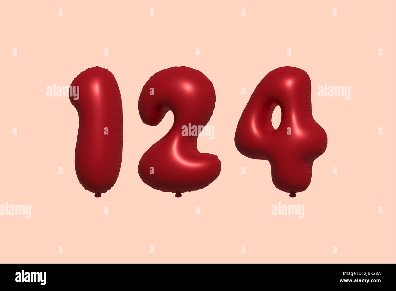 Number 124 Stock Vector Images - Alamy