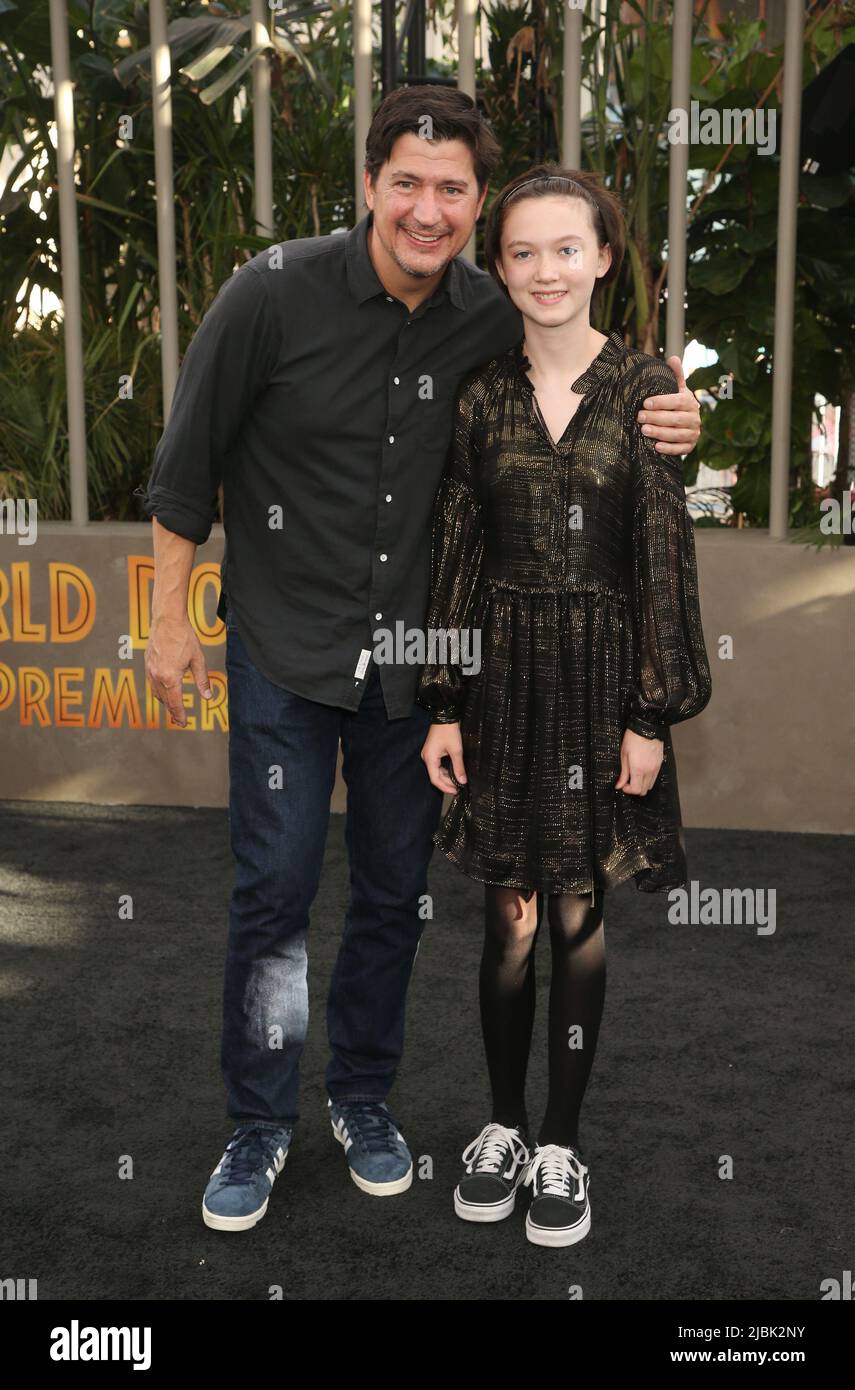 Hollywood, California, USA. 6th June, 2022. Ken Marino, Ruby Marino ...