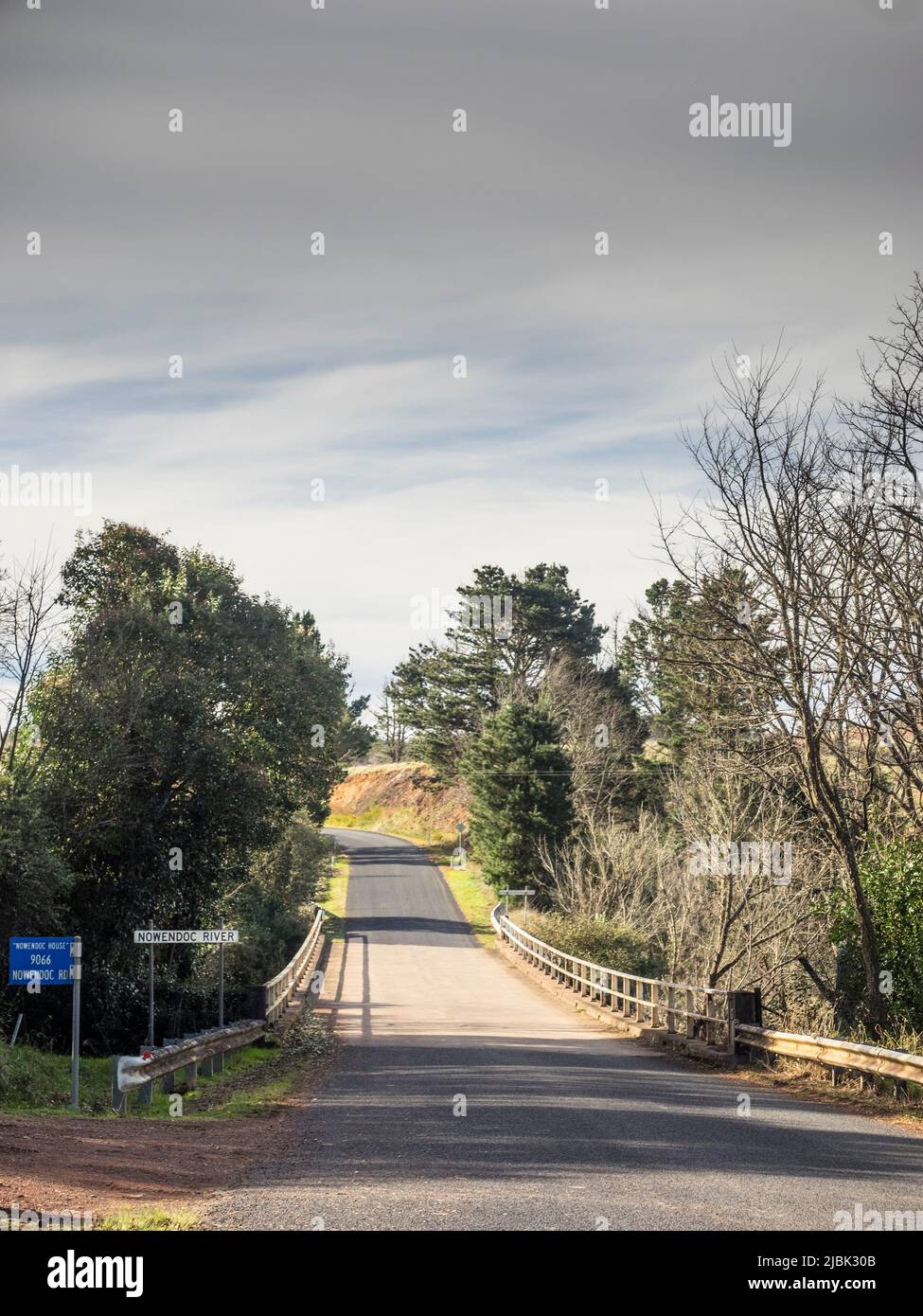 Bridge over the Nowendoc River at the entrance to Nowendoc from ...
