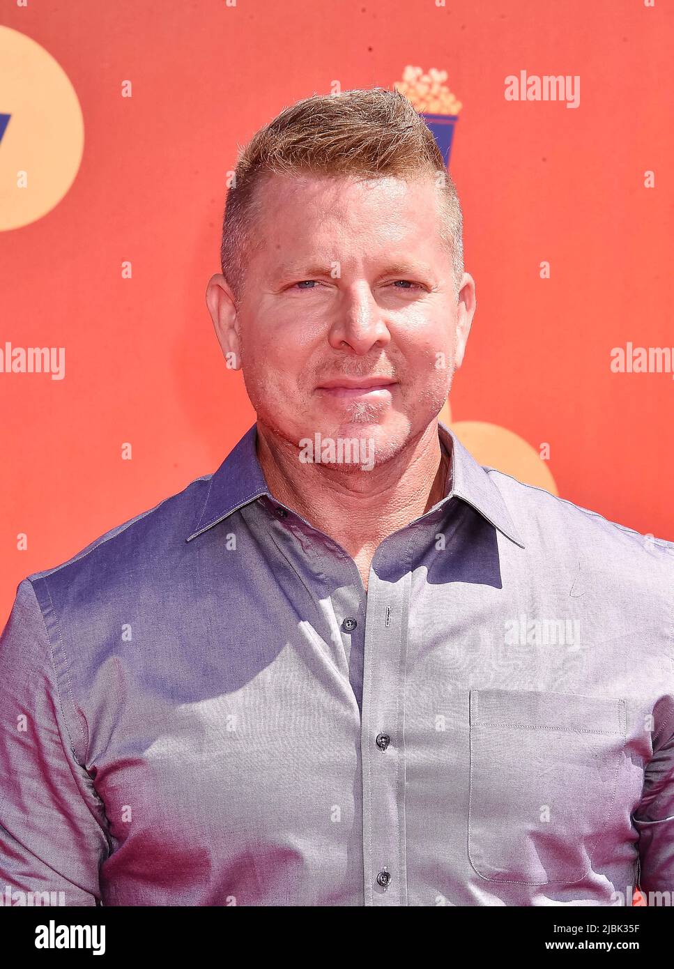 Mark Long attends the 2022 MTV Movie and TV Awards at Barker Hangar in ...