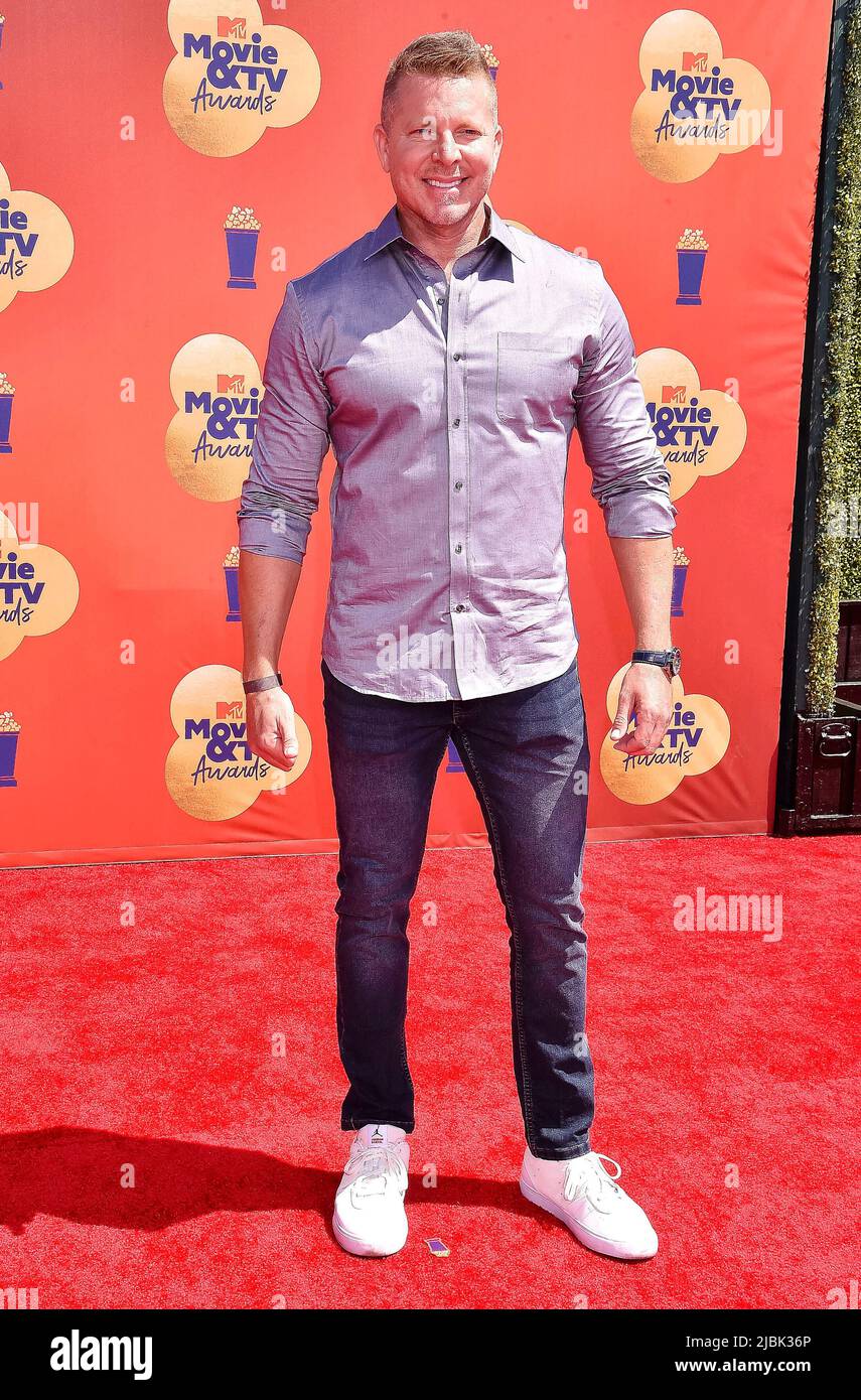 Mark Long attends the 2022 MTV Movie and TV Awards at Barker Hangar in ...