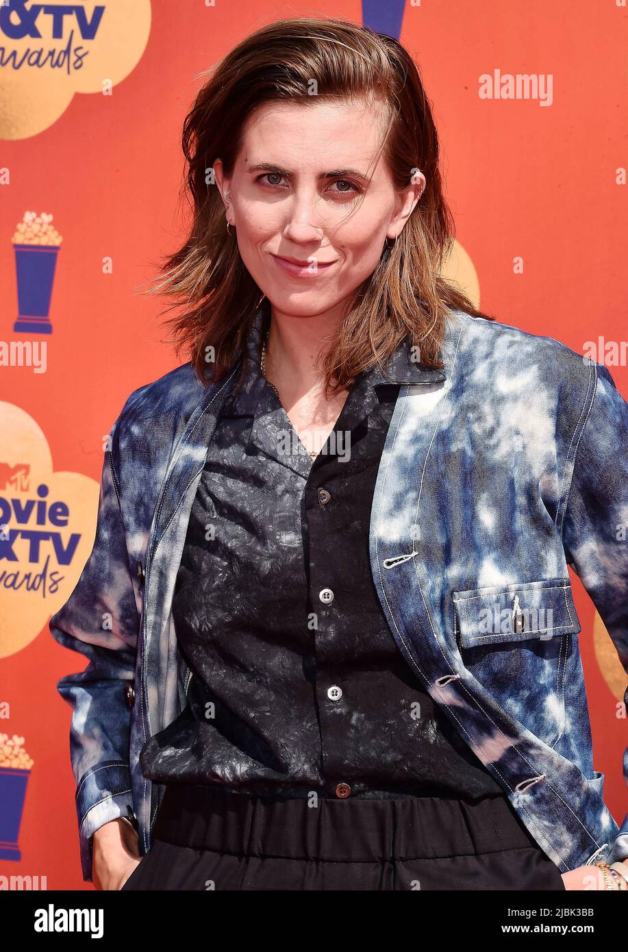 E.R. Fightmaster attends the 2022 MTV Movie and TV Awards at Barker ...