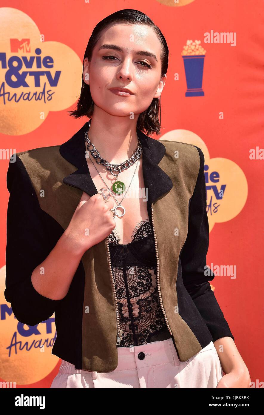 Quinn Shephard attends the 2022 MTV Movie and TV Awards at Barker ...