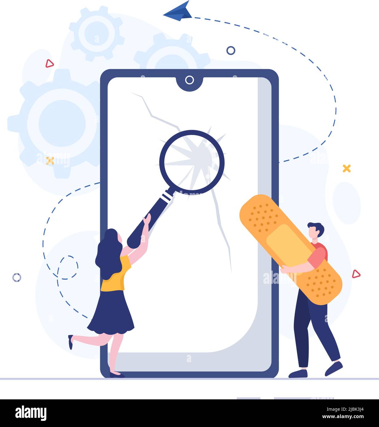 Mobile Repair of a Telephone or Smartphone Electronics Service with ...