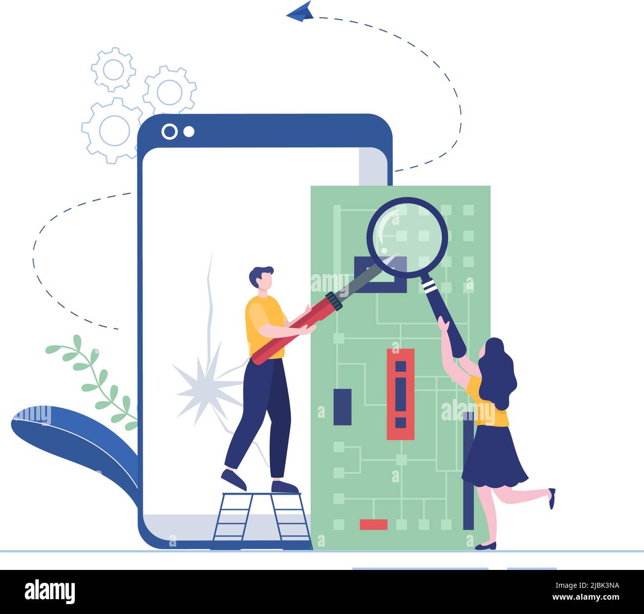 Mobile Repair of a Telephone or Smartphone Electronics Service with ...