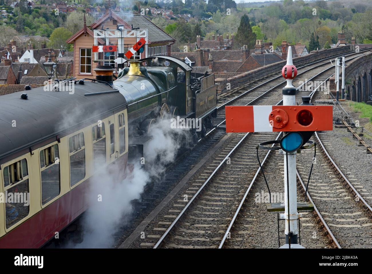 A new build recreation loco of an extinct design, GWR "Saint" class ...