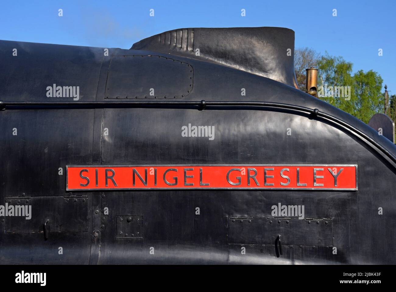Newly restored LNER A4 Pacific steam loco 4498 "Sir Nigel Gresley" at ...