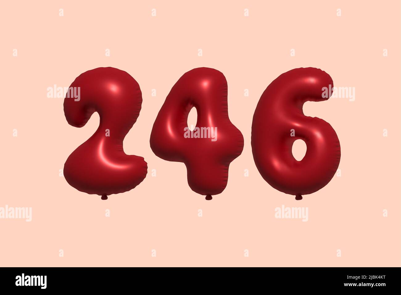 Balloon number 246 hi-res stock photography and images - Alamy
