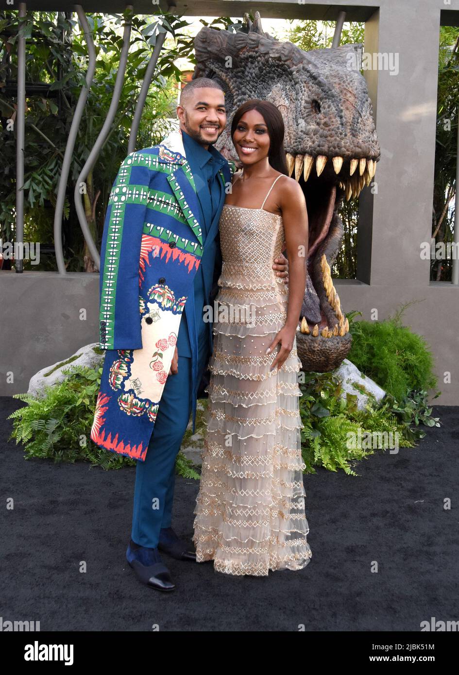 Hollywood, California, USA 6th June 2022 Actor Alano Miller and Actress ...