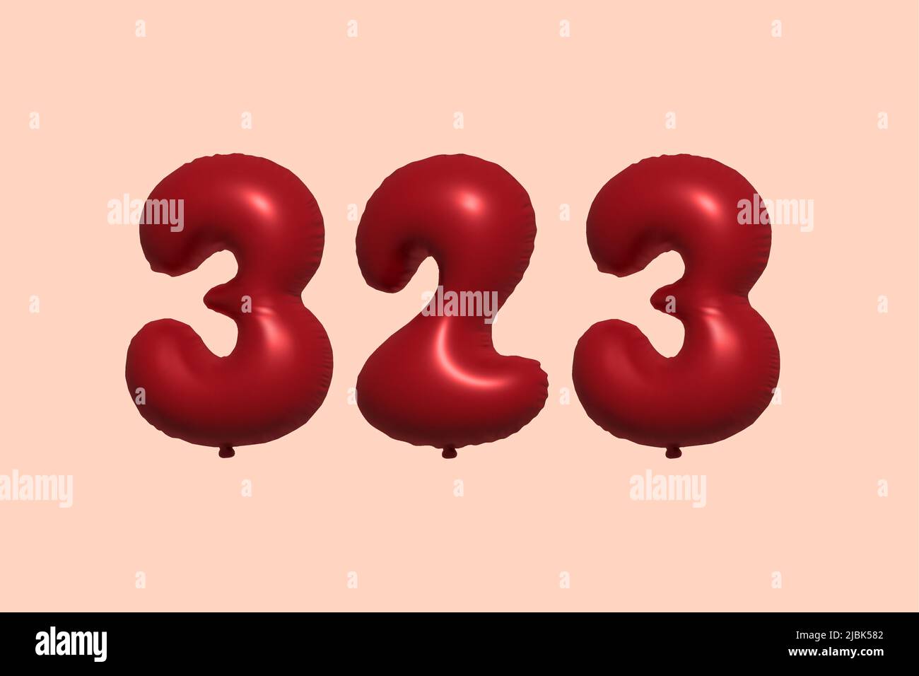 3d number 323 hi-res stock photography and images - Alamy